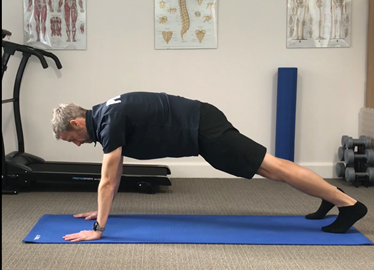 Pilates Exercise of the Week #2 – SHOULDER TAPS IN PRESS UP POSITION ...